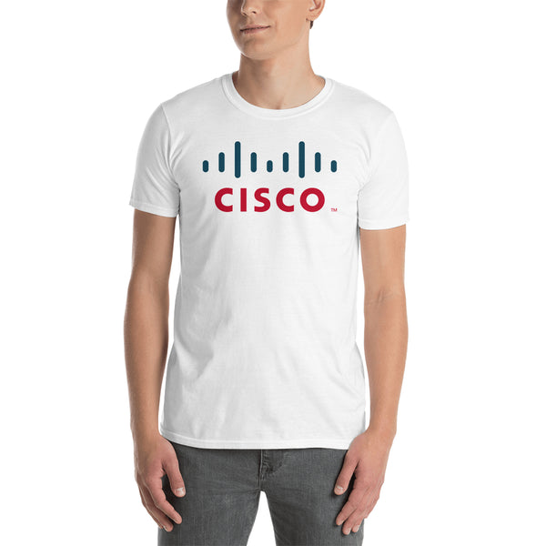 Cisco Logo T shirt White Cisco Systems T shirt Short-Sleeve Cotton T ...
